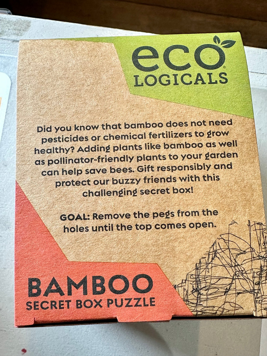 Bamboo Secret Box Puzzle – Historic Huguenot Street Museum Shop