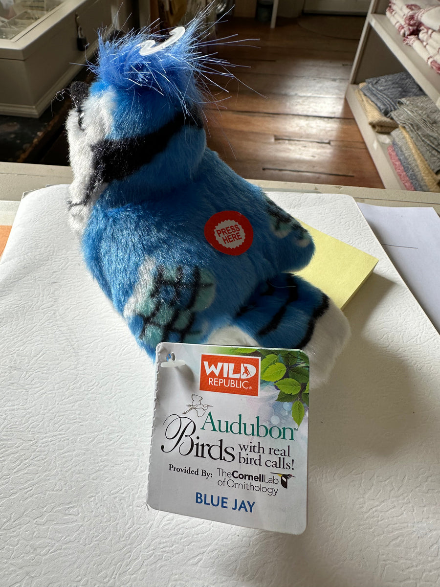 Blue Jay Stuffed Animal – Historic Huguenot Street Museum Shop
